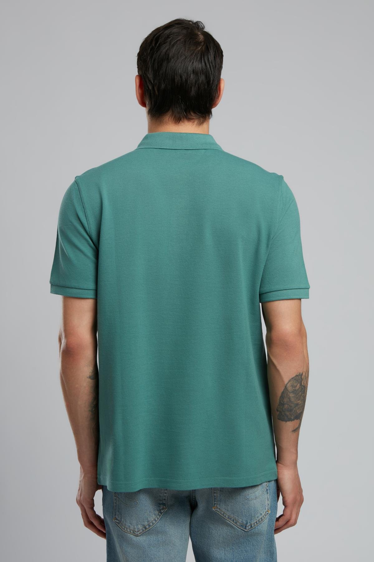 Twins Men's Almond Green Polo Tee | Jinsebi.ge